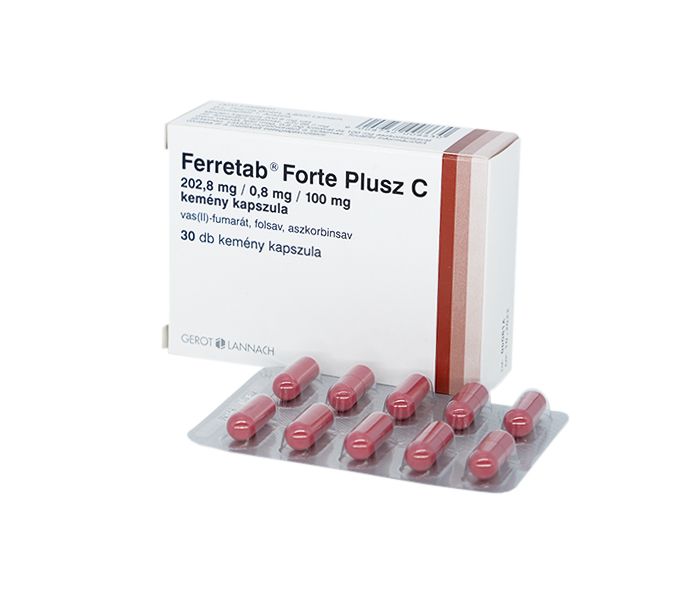FERRETAB KEMÉNY KAPSZULA 30X - PATIKATT - Patika egy kattintásra