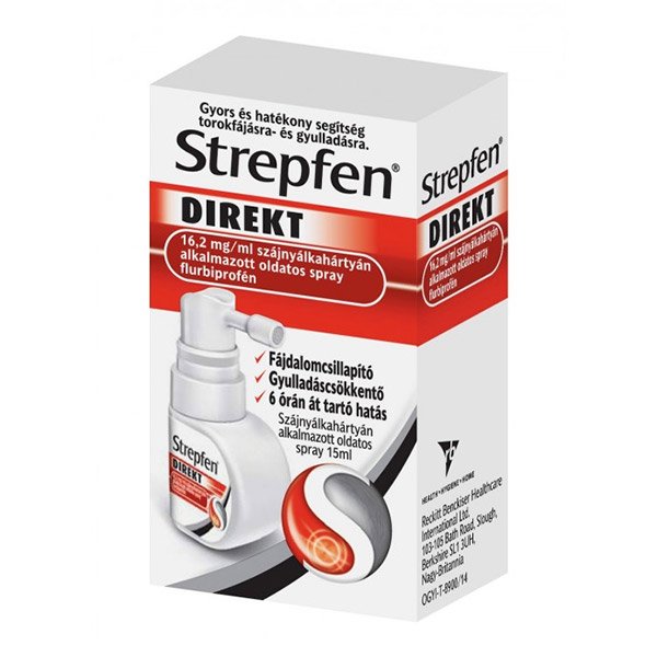 STREPFEN DIREKT 16,2MG/ML SZAJNY.ALK.SPRAY 15ML - PATIKATT - Patika egy ...