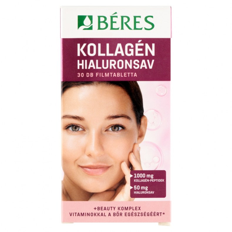 Béres Kollagén Hialuronsav 30X Filmtabletta - PATIKATT - Patika egy ...